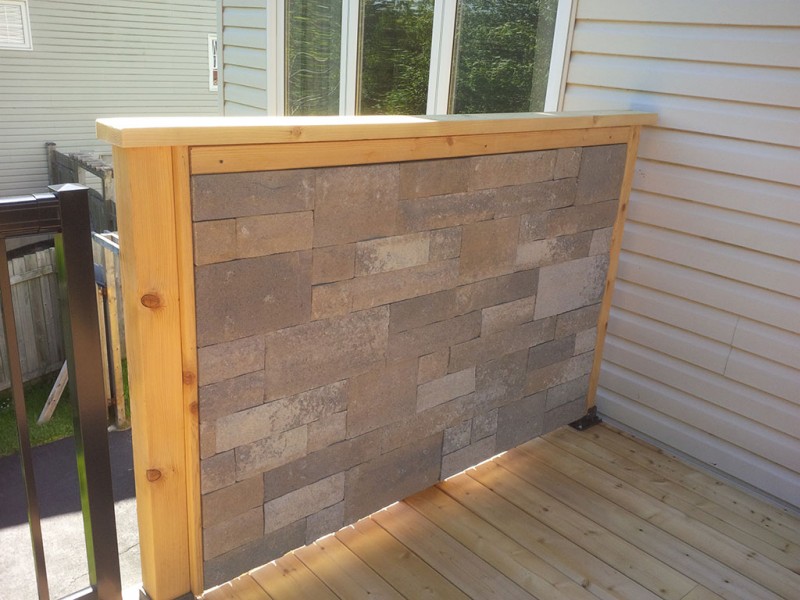 BBQ Wind Wall - Ports East Construction Services